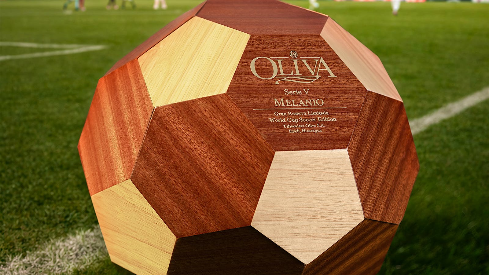 Oliva Cigar’s Soccer Ball Humidor Honors World Cup | Cigar Aficionado