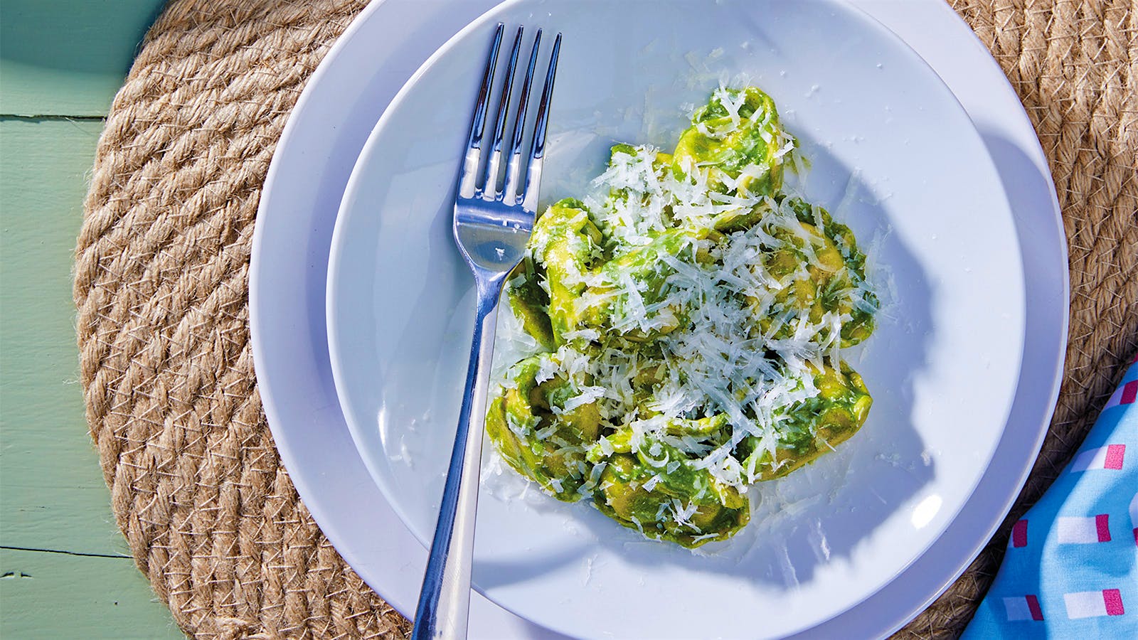 Ricotta Pansotti with Nettle Pesto